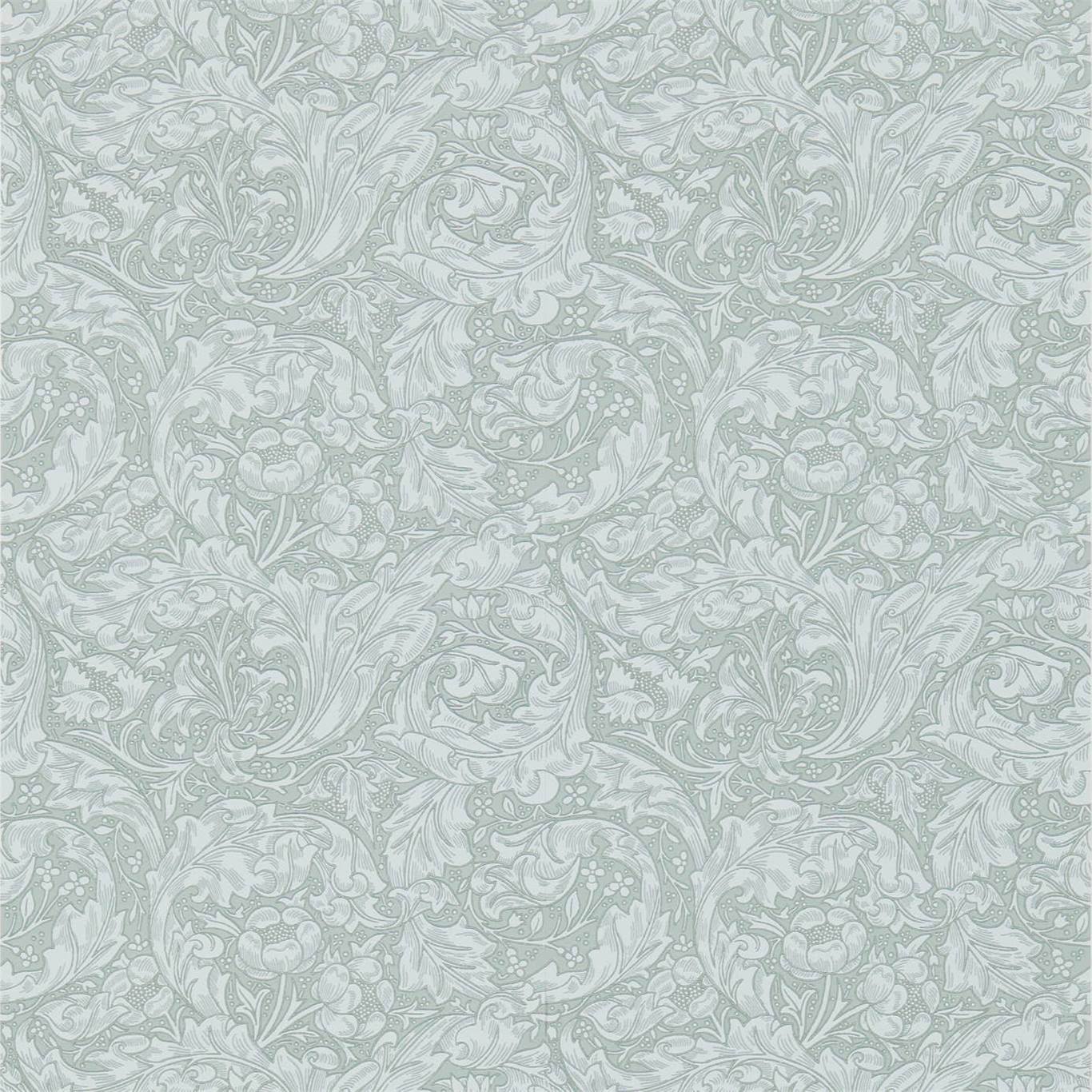 Morris & Co Wallpaper Bachelors Button Silver 216824