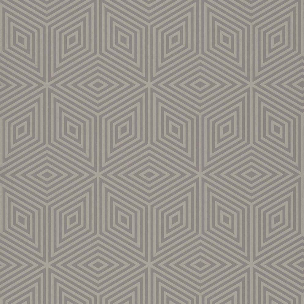 Paint & Paper Library Wallpaper Marquetry Tile Slate V
